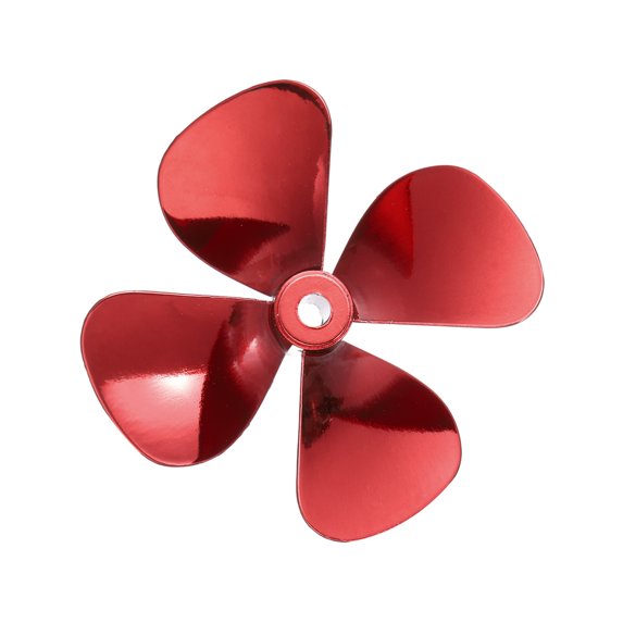 RC Boat Propeller, 4 Blades Propellers 4mm Hole Dia 60mm OD CCW ...