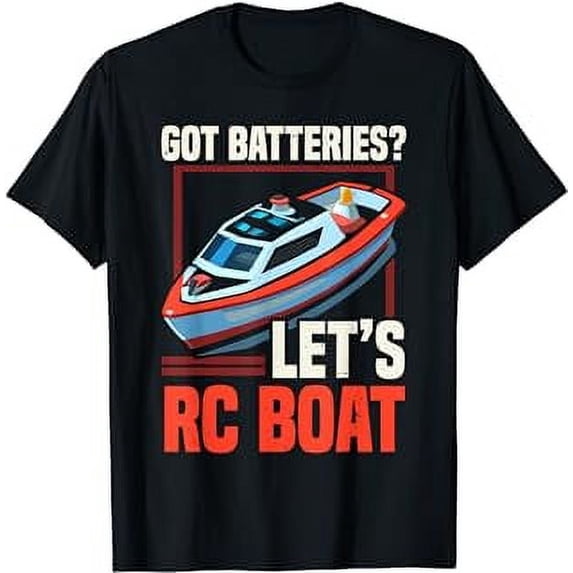 RC Boat RC Racing Electric Model Remote Control T-Shirt - Walmart.com