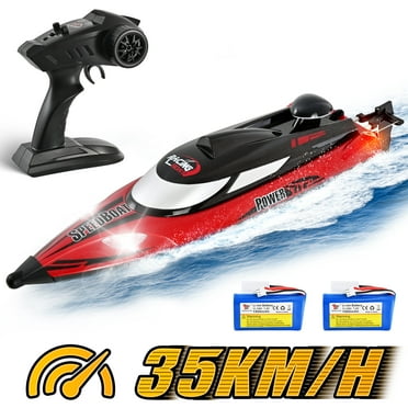TOPFOX RC Boat - Remote Control Racing Boat for Adults & Kids, 12+KMH ...