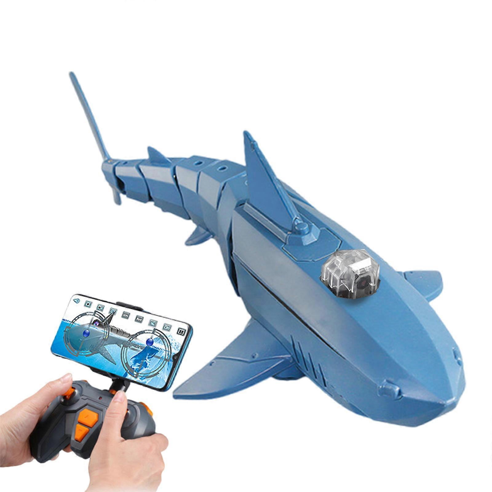 RC Boat camera Remote Control 30W waterproof submarine Electric shark ...