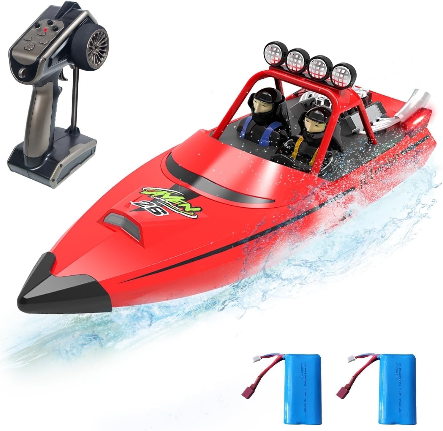 RC Boat for Kids Adults, Fast Speed Boat, Pool Water Toys for Kids Age ...