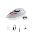 RC Boat with Transparent Light-Up Hull, 2.4GHz High-Speed 20KM/H Auto ...