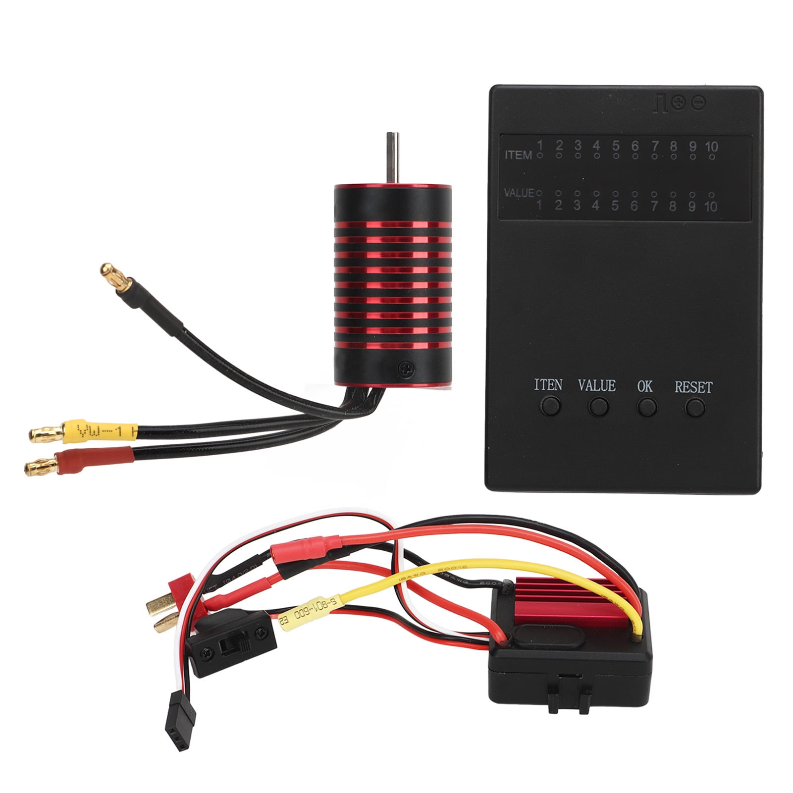 RC Brushless Motor ESC Kit 2845 Waterproof Motor 35A ESC Program Card ...