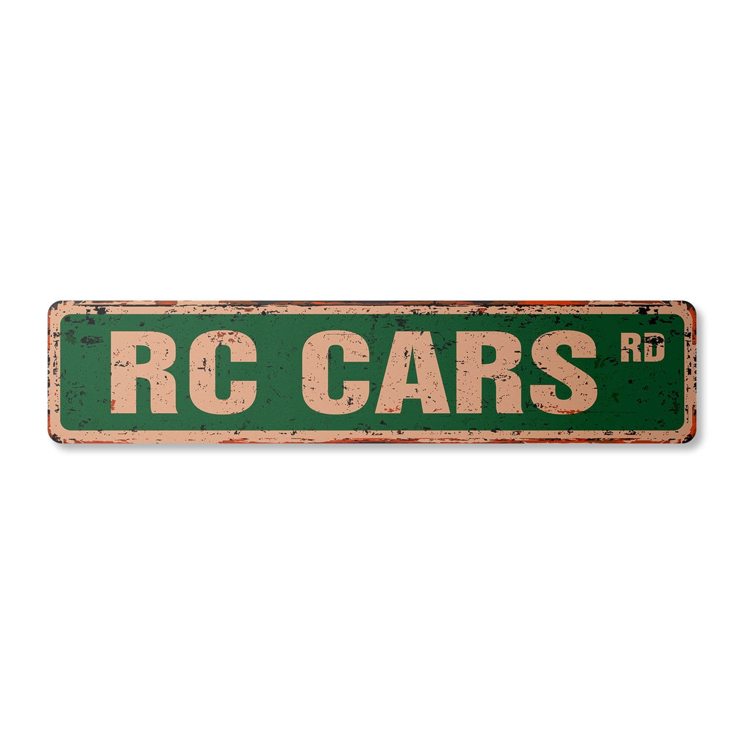 RC CARS Vintage Plastic Street Sign hobby model builder race racer ...