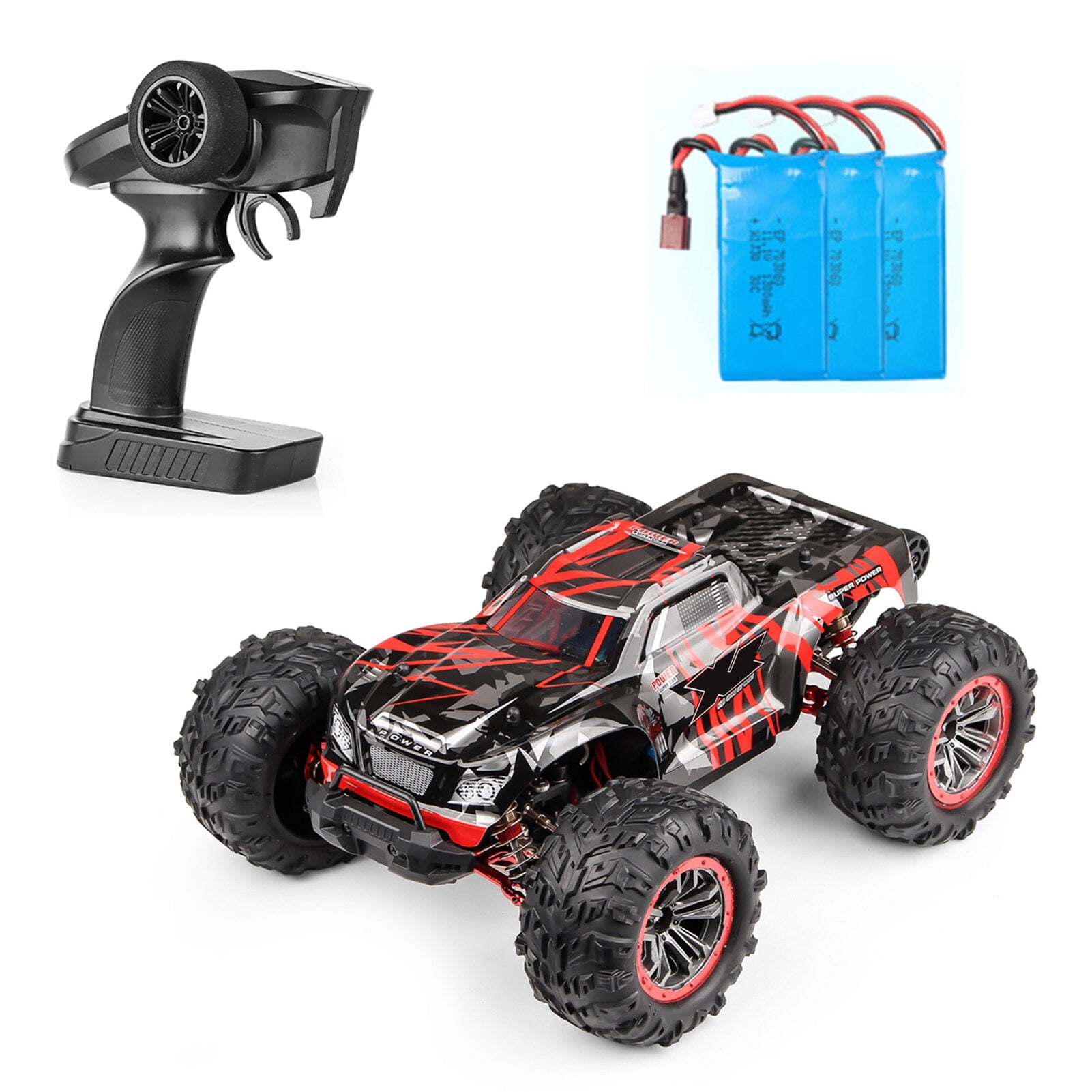 RC Car 2.4GHz Off-Road Car 1/14 Racing Car Remote Control Truck 4WD ...