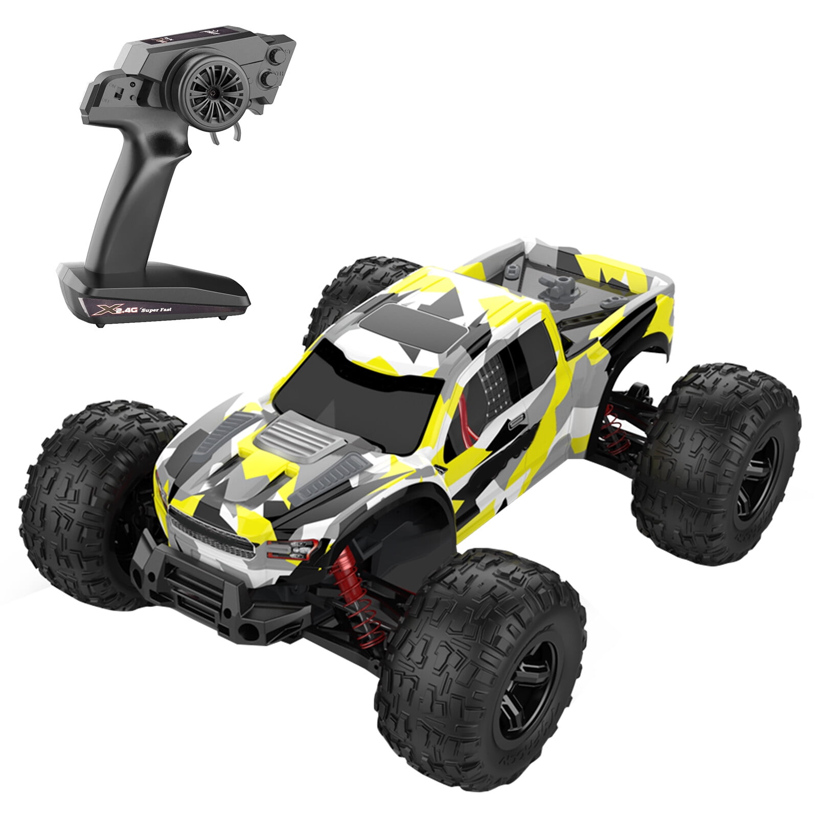 RC Car 2.4GHz Off-Road Car High Speed 48km/h 1/10 Racing Car 4WD Remote ...