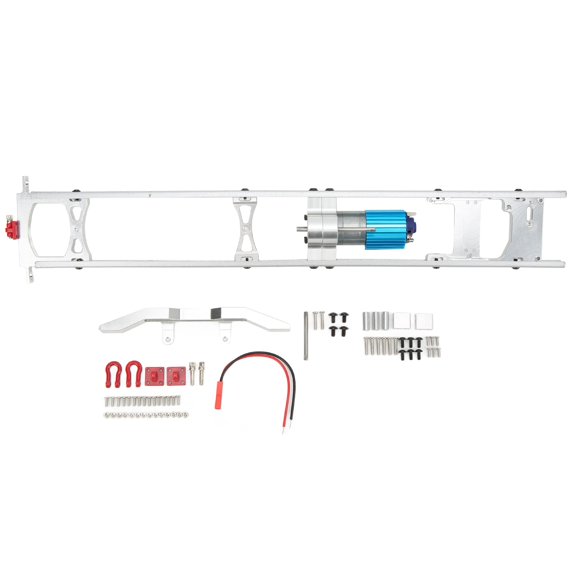 RC Car Chassis Kit, Aluminum Alloy, Includes Heat Sink, Brackets ...