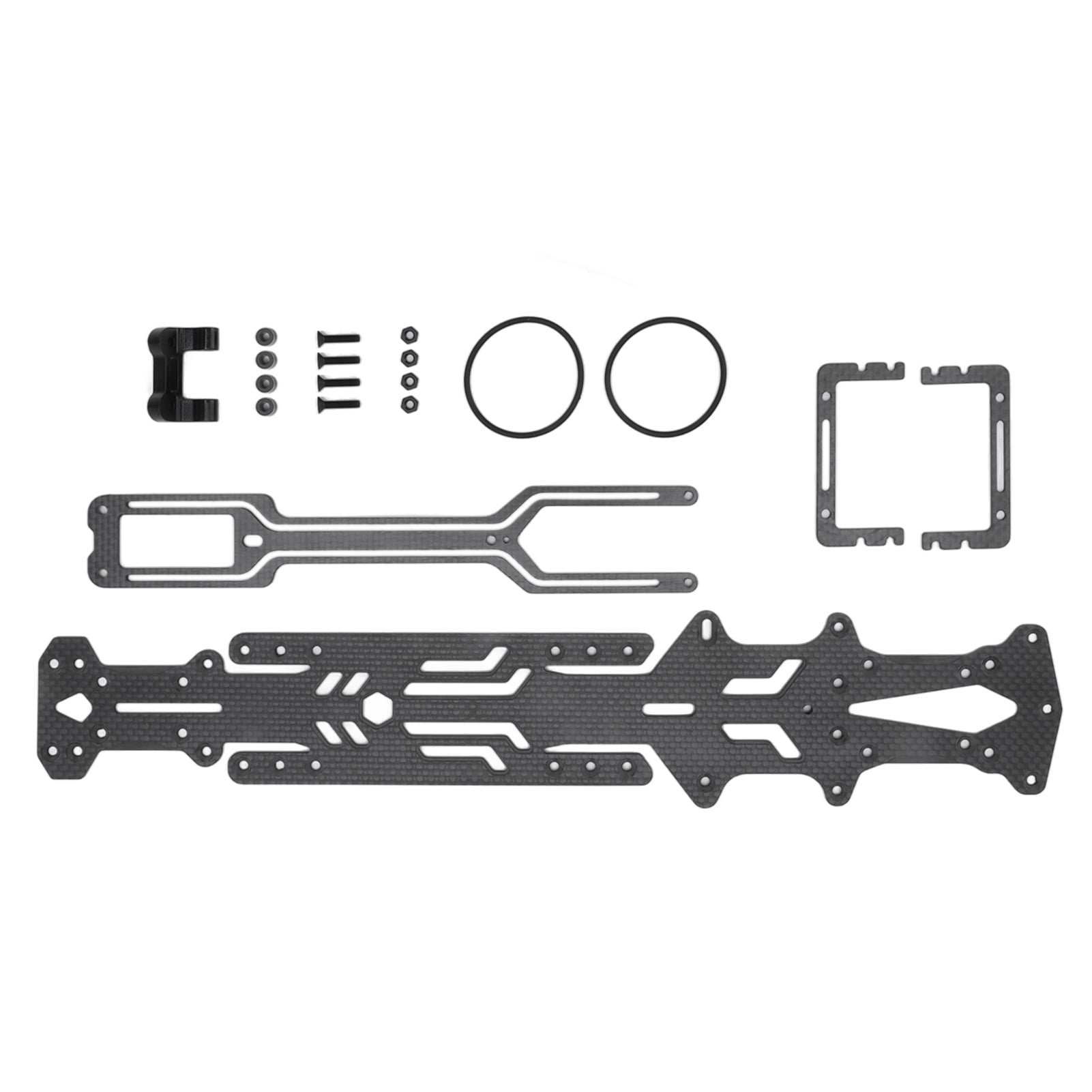 Rc Car Chassis Professional Light Weight High Strength Carbon Fiber Chassis Kit For 110 Rc