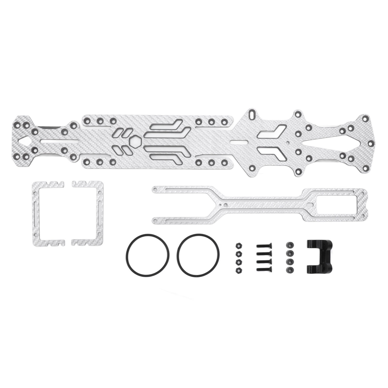 Rc Car Chassis Professional Light Weight High Strength Carbon Fiber Chassis Kit For 110 Rc