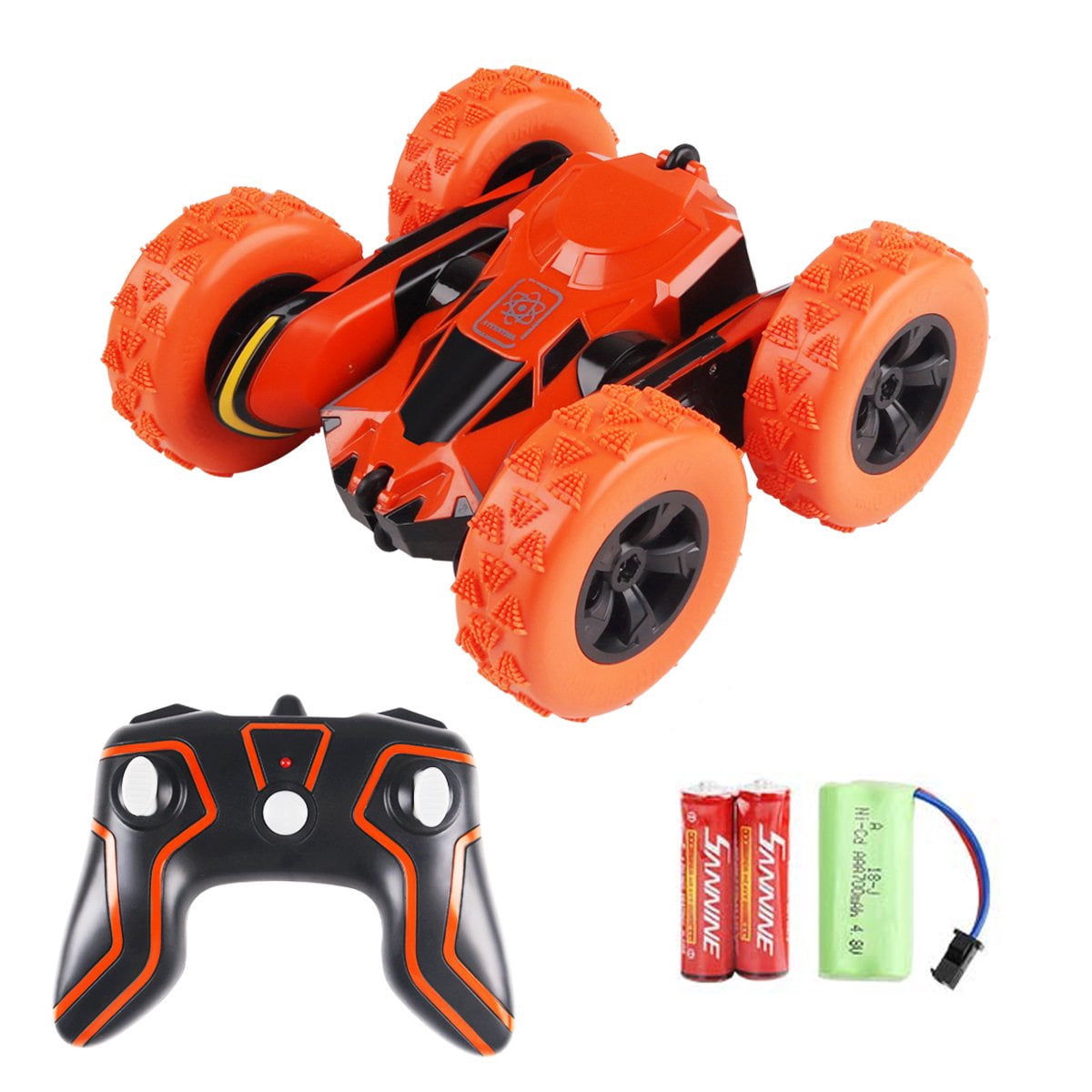 RC Car Double Sided Driving 360 Degree Flip Spinning Car Toy, Green ...