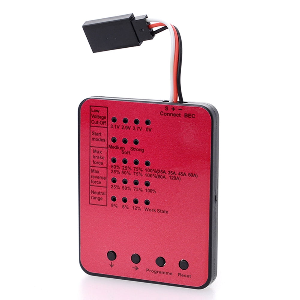 RC Car ESC Program Card Electronic Speed Controller for Brushless Motor ...