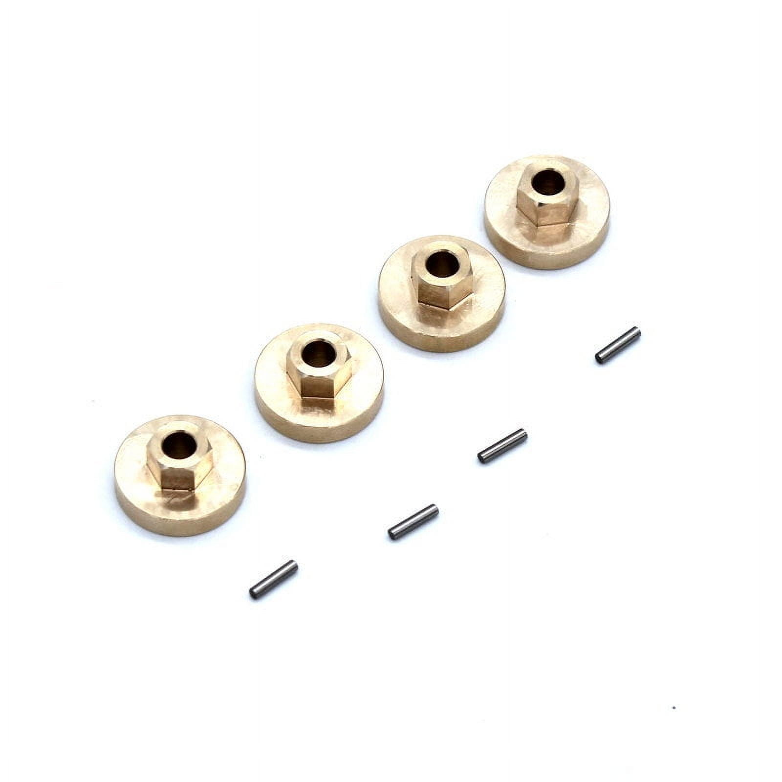 RC Car Hex Hub Adapter Brass Wheel Hub Nut for Enhanced Stability and Easy Installation ...