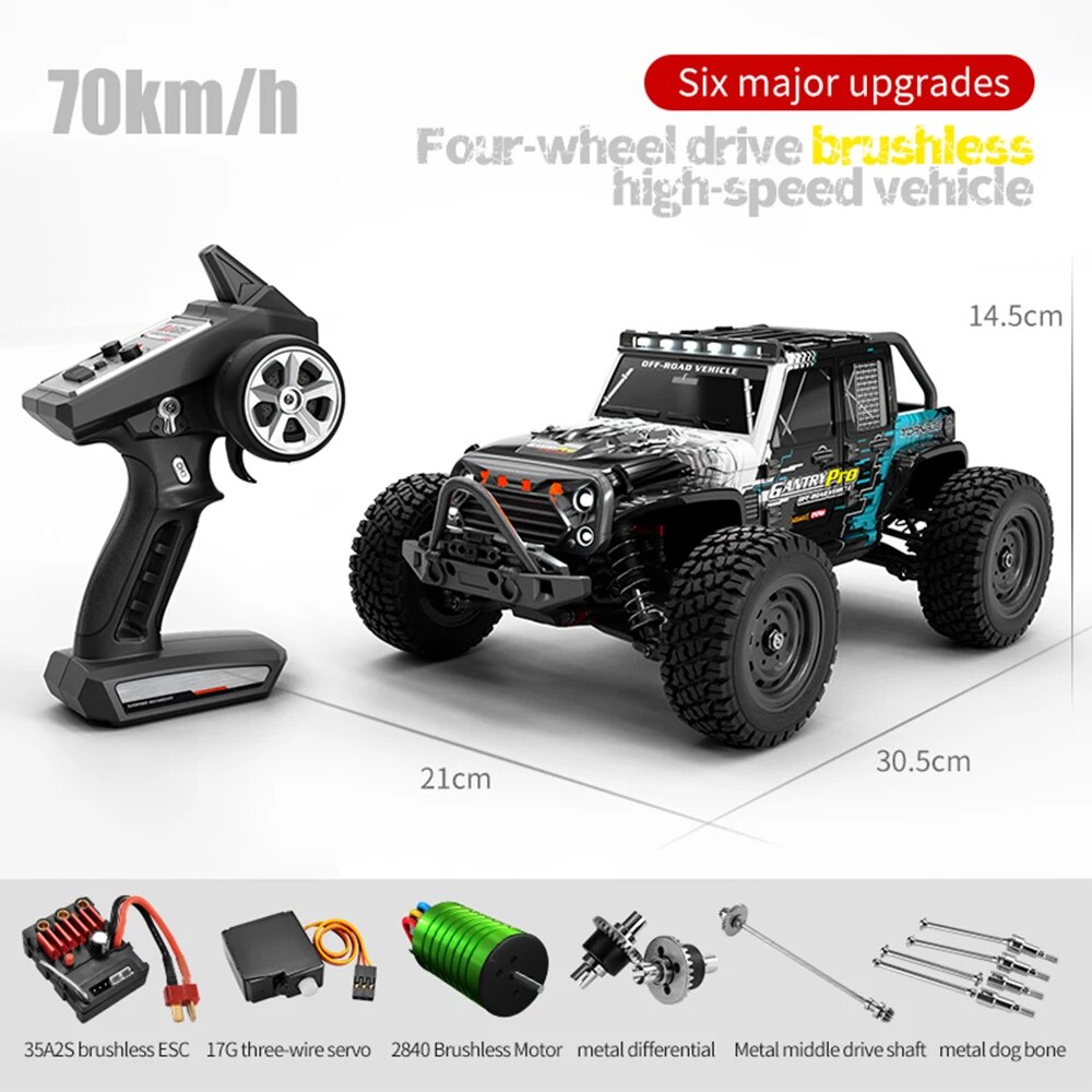 RC Car High Speed Remote Control Car Adapt To All-Terrain Long ...