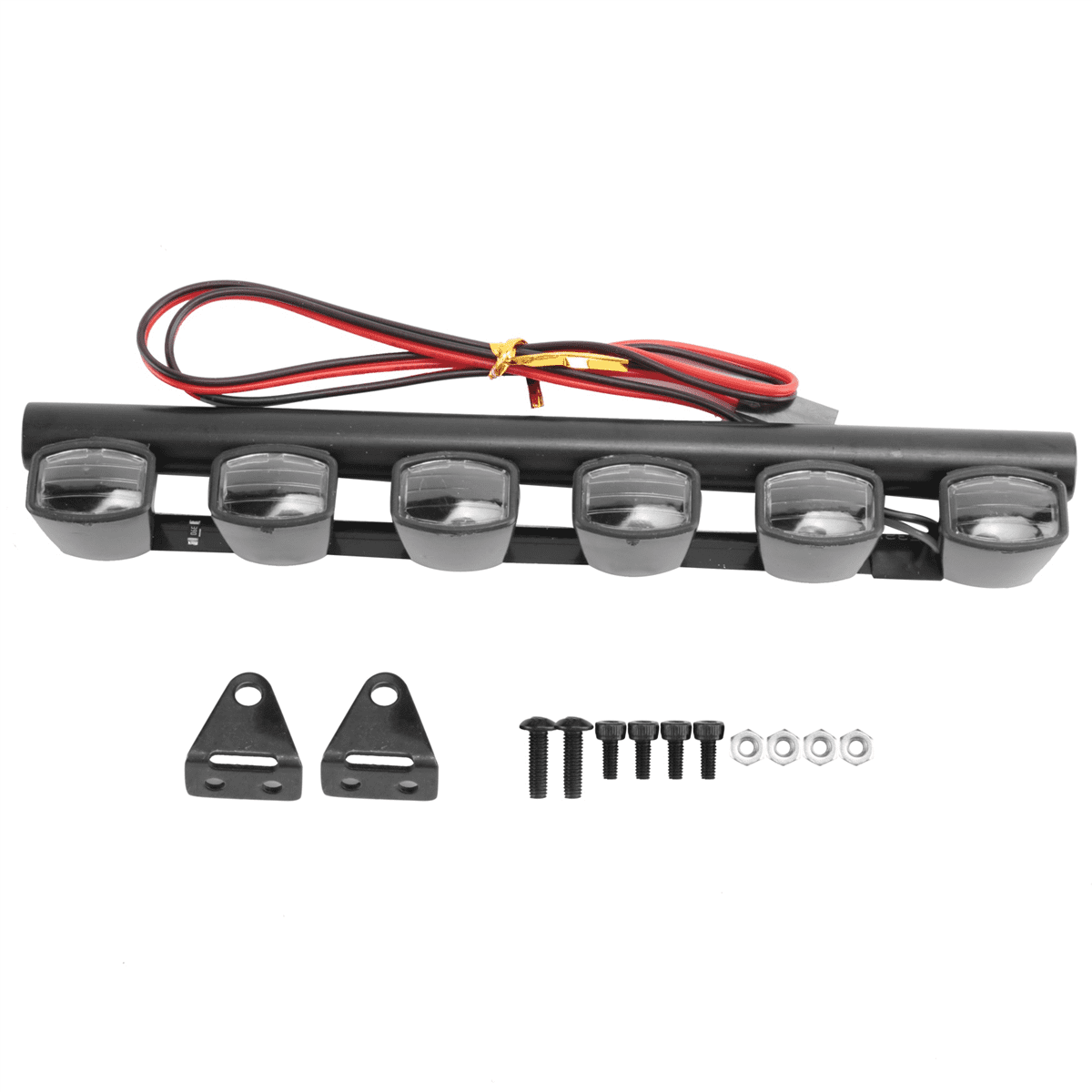 RC Car Light Bar Kit 6 LEDs Body Shell Roof Lights for 1/10 Crawler ...