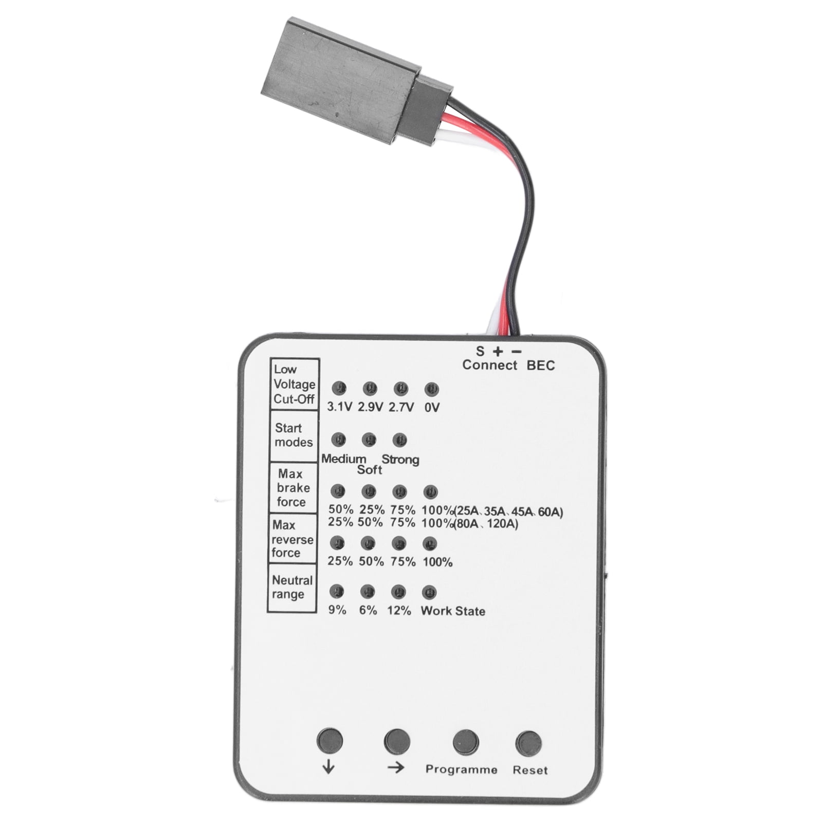 RC Car Programming Card for LED and ESC Control - Walmart.com