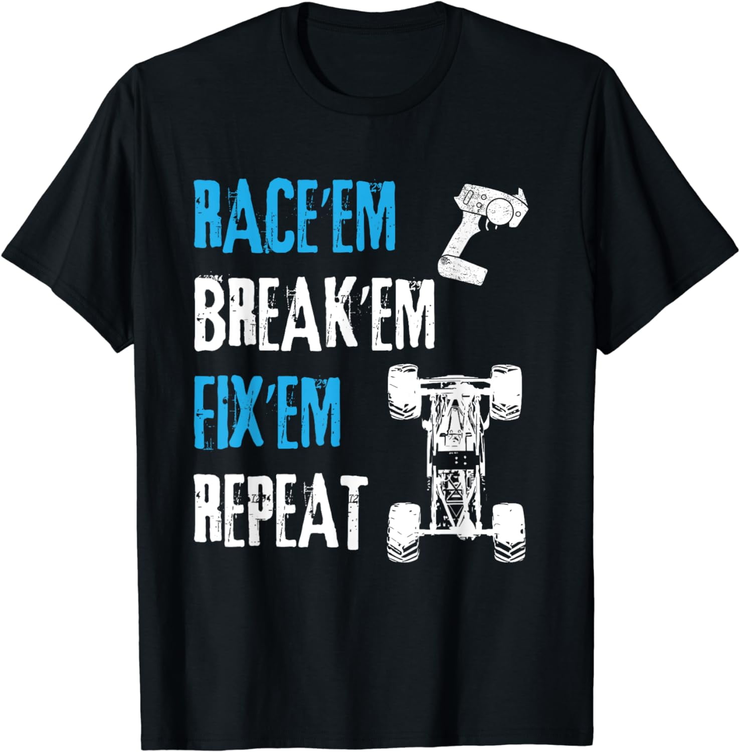 RC Car Remote Control Racing T Shirt Gift - Walmart.com