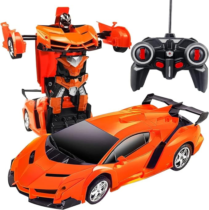 RC Car Robot for Kids Transformation Car Toy, Remote Control ...