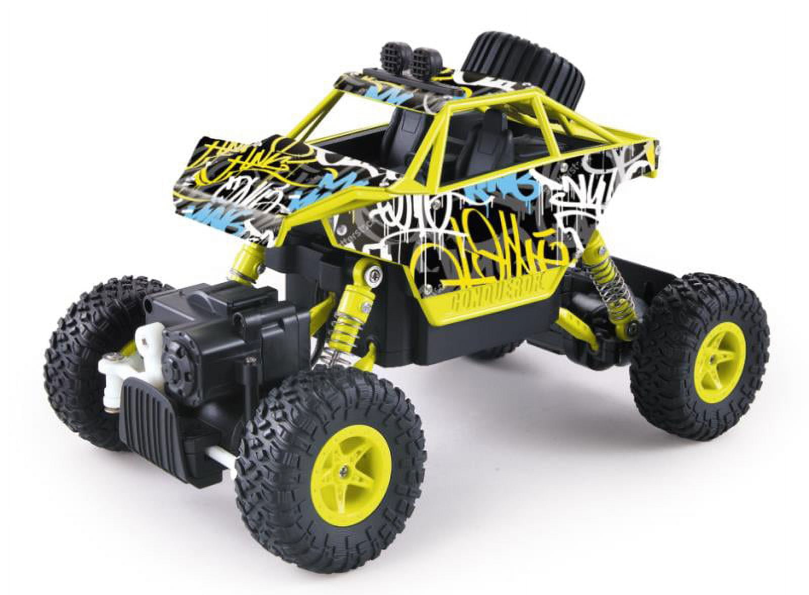 RC Car Rock Crawler Monster Truck, 2.4Ghz 4WD Off Road RC Crawler ...