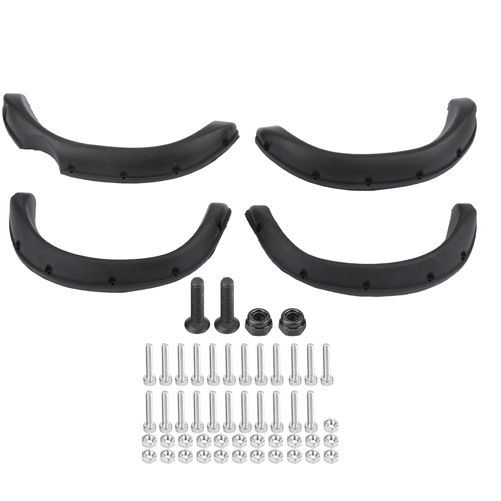 RC Car Rubber Wheels Fender Flares for Tamiya TF2 1/10 Scale Remote ...