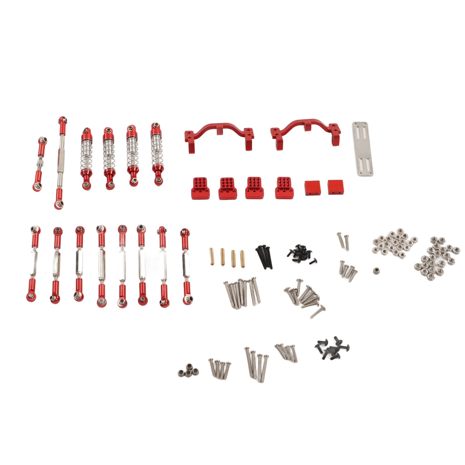 RC Car Spare Parts Kit,RC Car Upgrade Spare Kit Aluminum Alloy Shocks ...