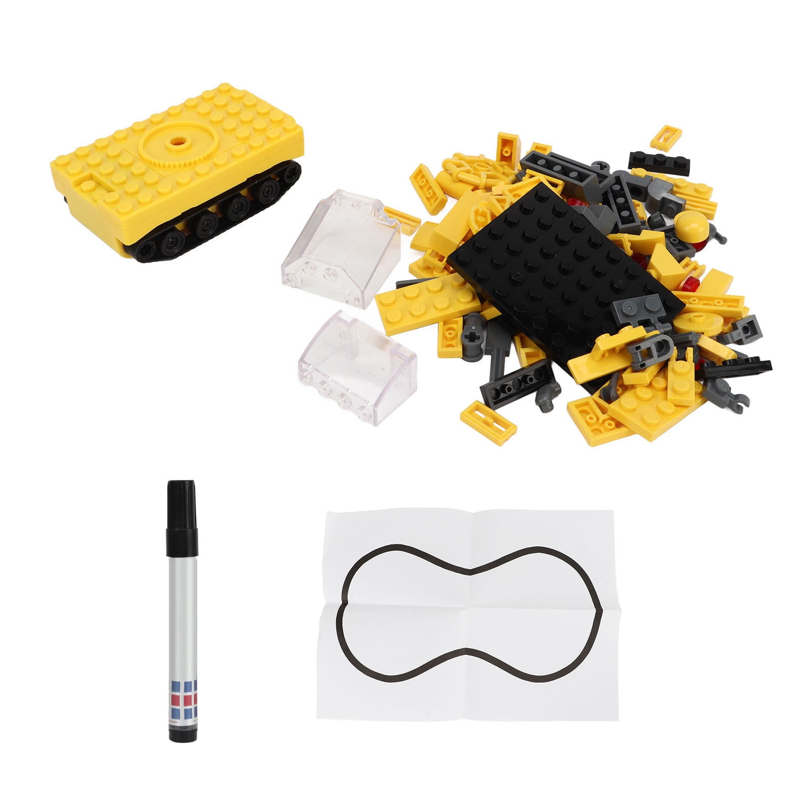 RC Car That Follows The Black Line You Draw DIY Building Block Assembly ...
