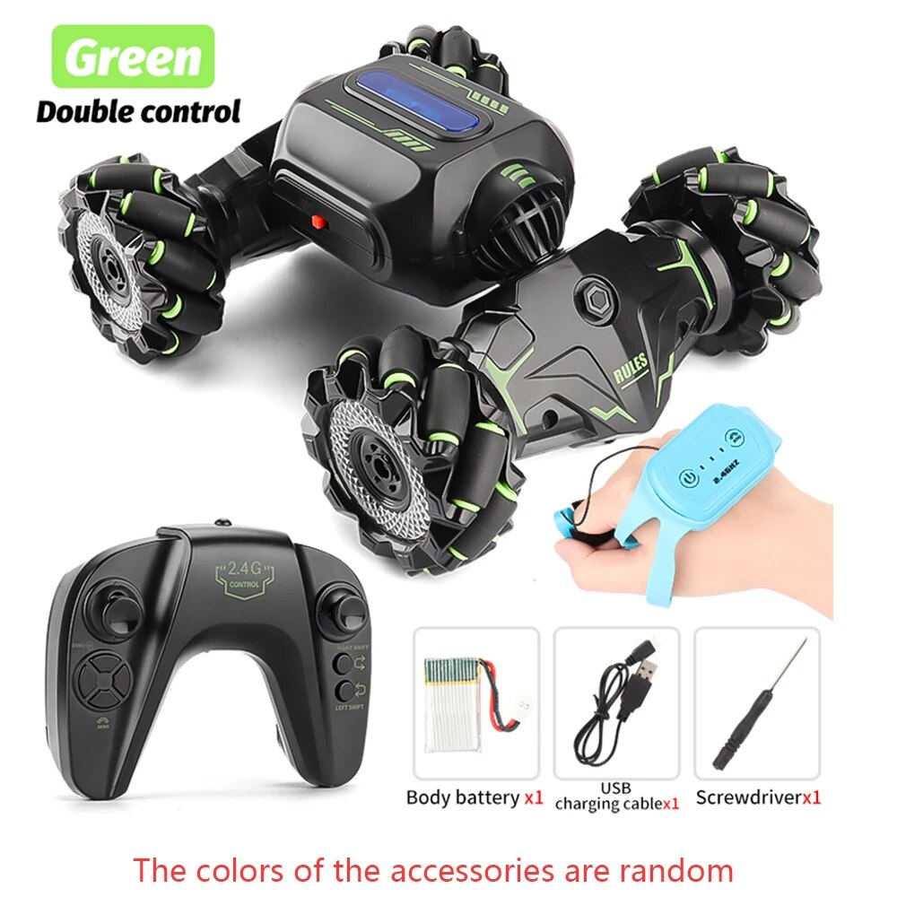 RC Car Toy 2.4G Radio Remote Control Cars Gesture Sensor Rotation Twist ...