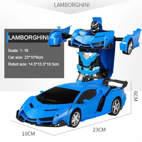 RC Car Transformation Robots Sports Vehicle Model Drift Car Toys Cool ...