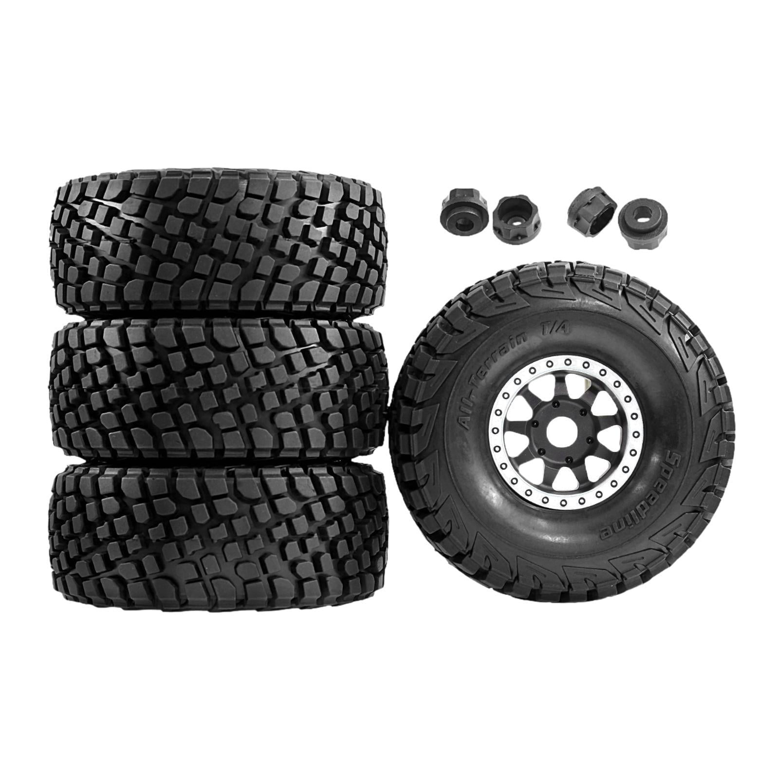 RC Car Wheels Tires Rims Replacement Parts Durable Plastic Construction ...