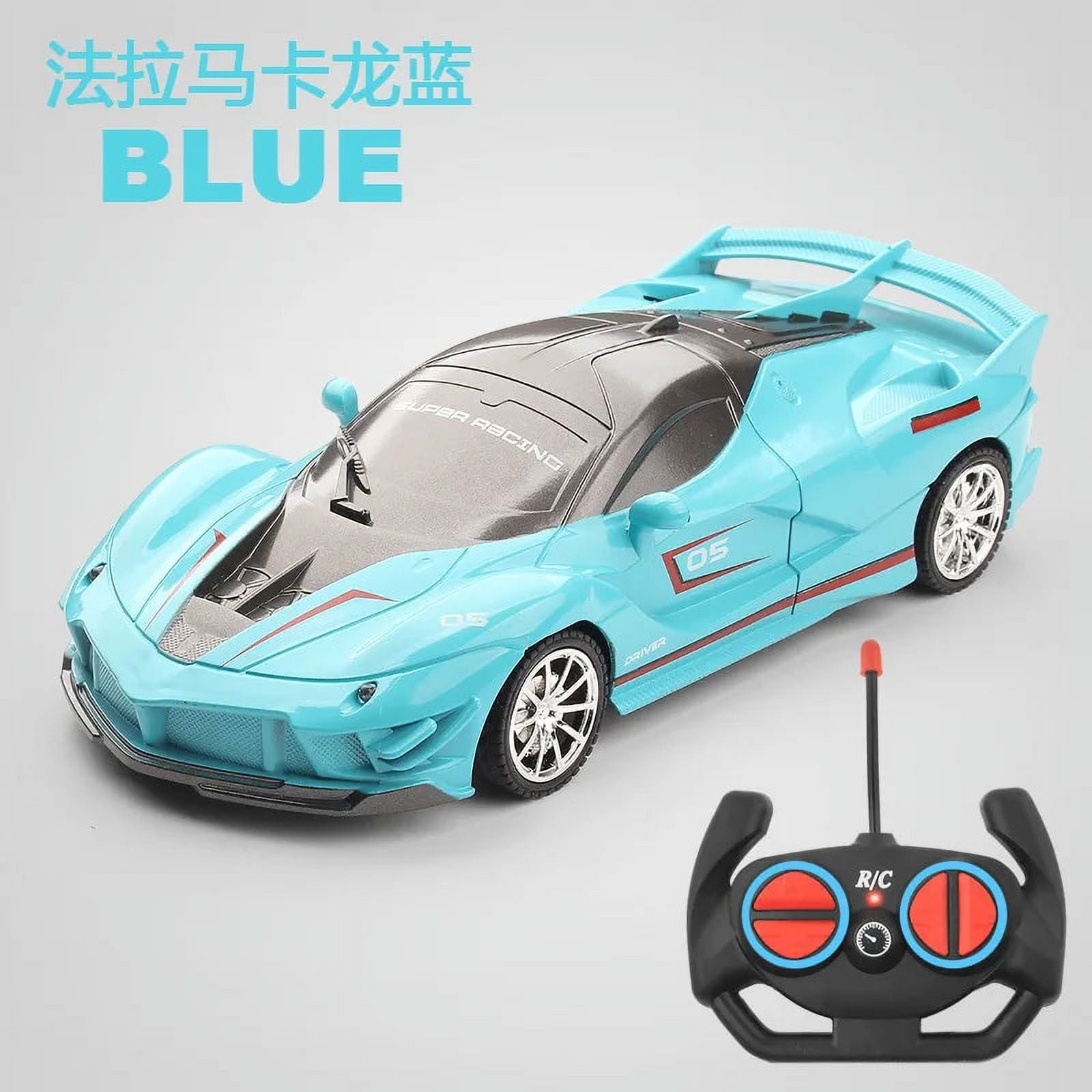RC Car With Led Light Radio Remote Control Cars Sports Car High-speed ...