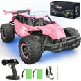 RC Car for Girls,1:16 Scale Pink Remote Control Monster Trucks, Truck ...