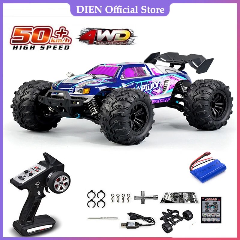 RC Cars 2.4G 390 Moter High Speed Racing with LED 4WD Drift Remote ...
