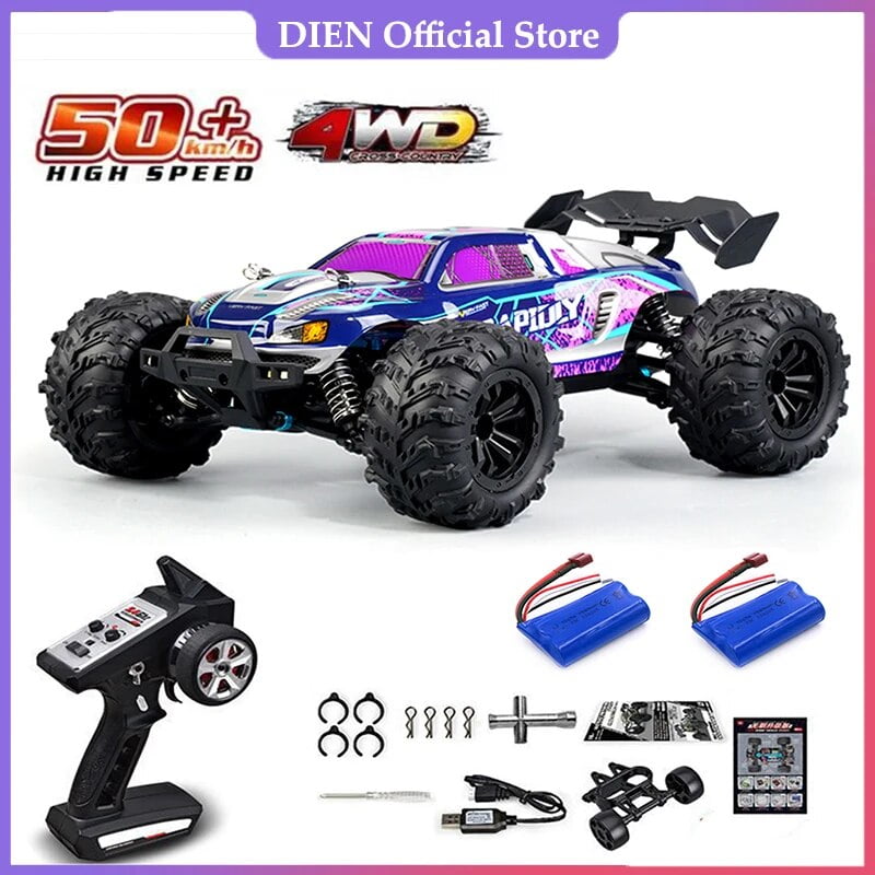 RC Cars 2.4G 390 Moter High Speed Racing with LED 4WD Drift Remote ...