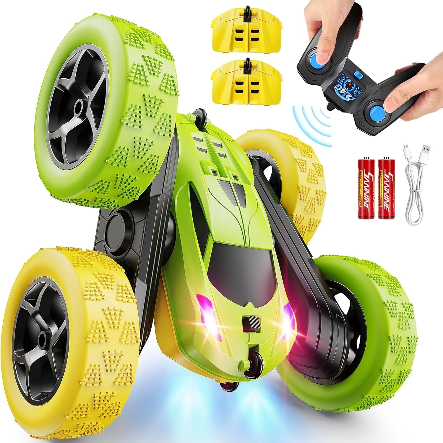 RC Cars, Pink Remote Control Car for Girls, 2.4 GHZ Double Sided RC ...