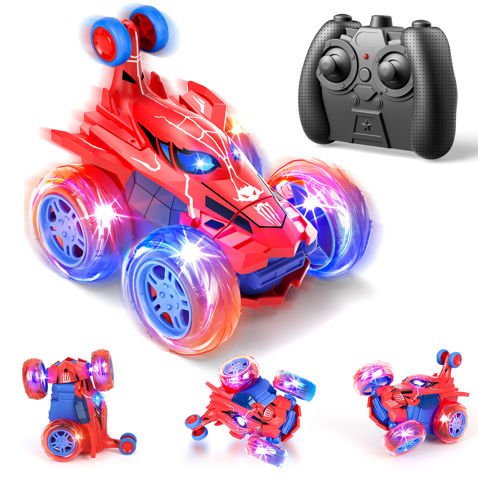 Cartoon Wireless Remote Controlled RC Construction Car for Kids (Blue ...