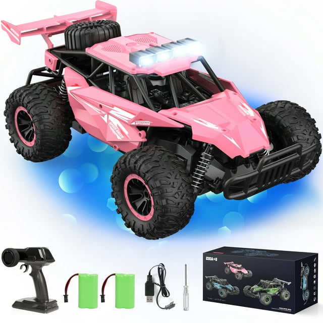 RC Cars for Girls,Pink Remote Control Cars,1:16 Scale Monster Trucks ...