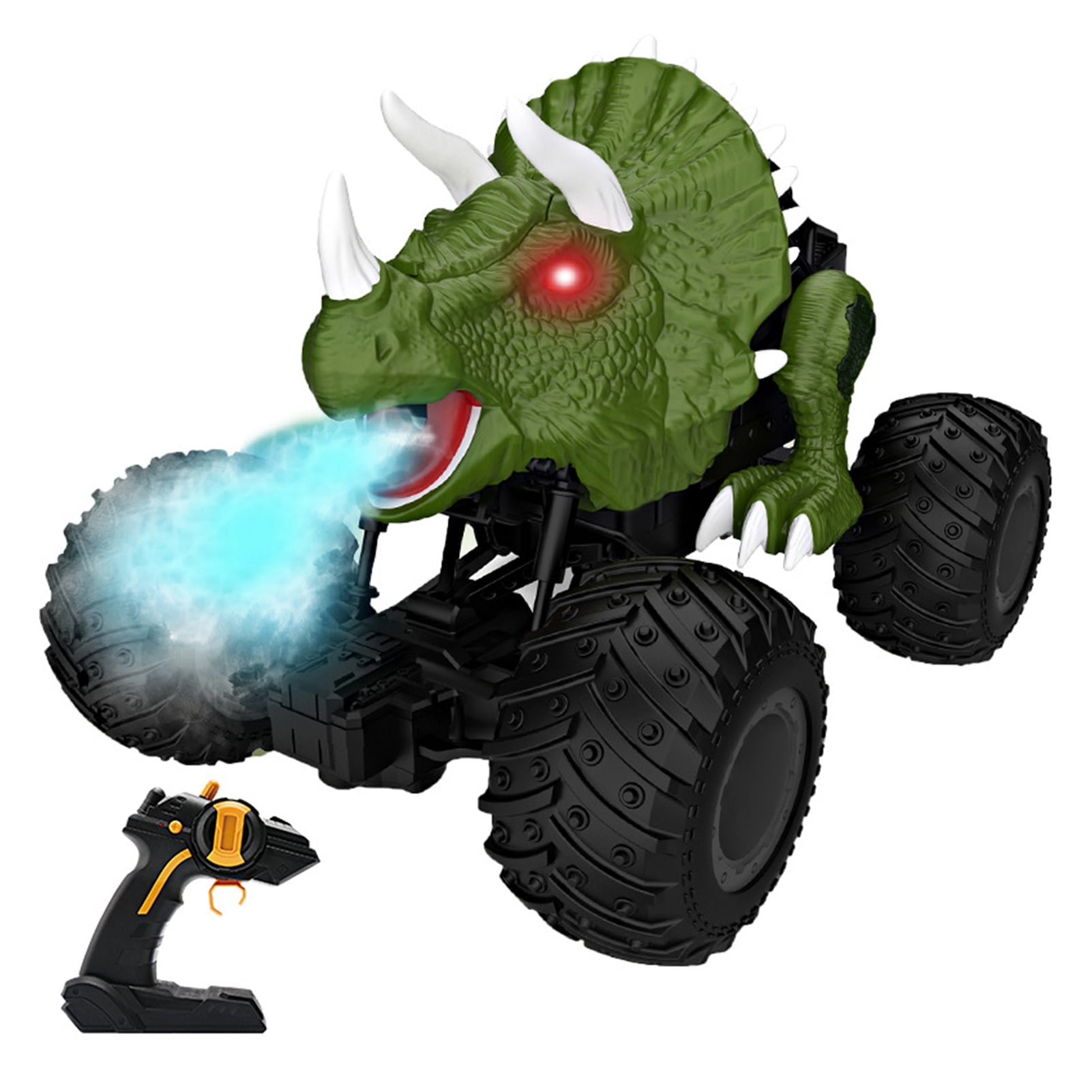 RC Cartoon Car Stunt Drift Toy - Simulation Dinosaur, Spray Light ...