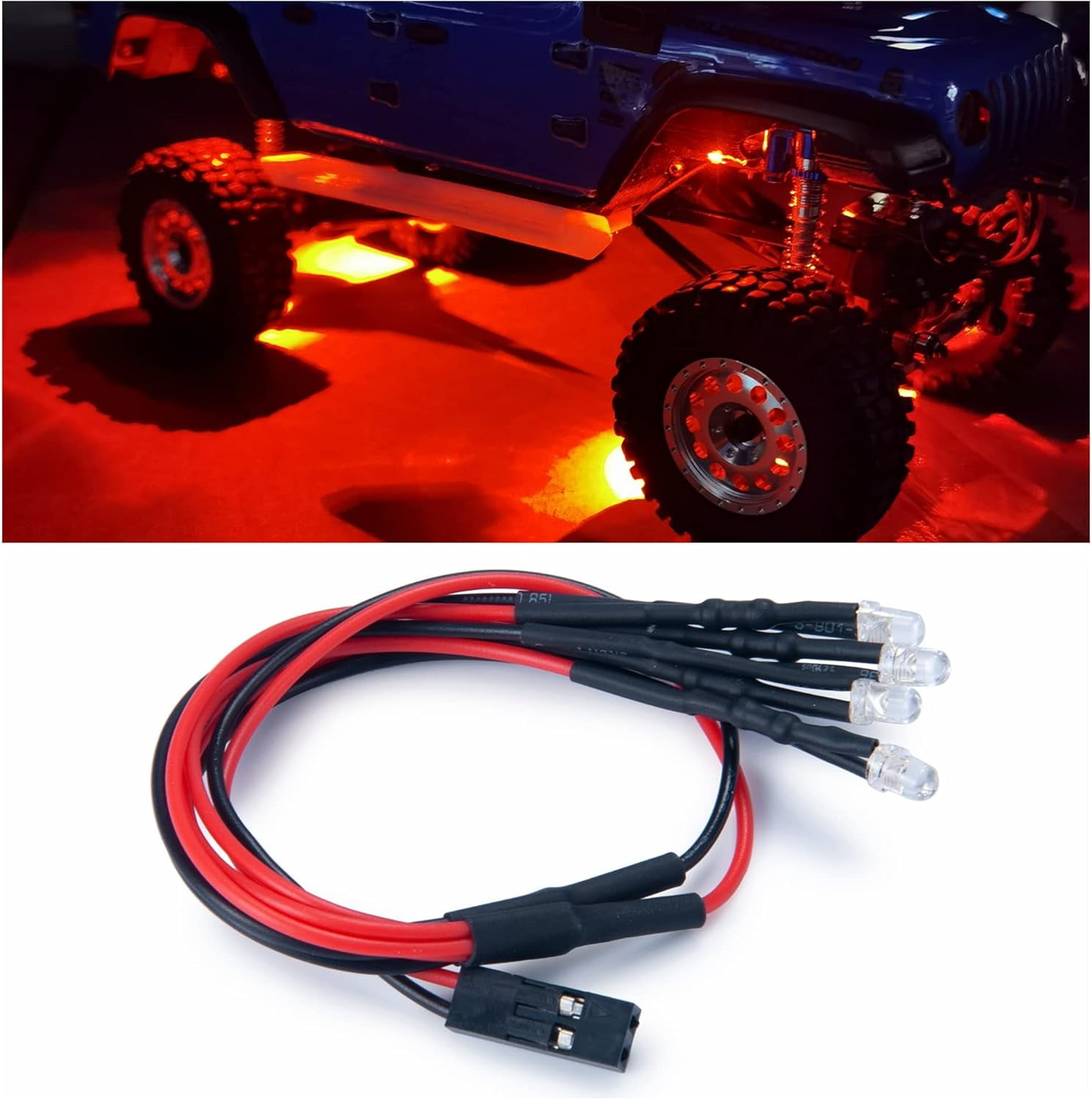 RC Chassis Lights LED Underglow Underbody Lights Lamp for 1/24 RC ...
