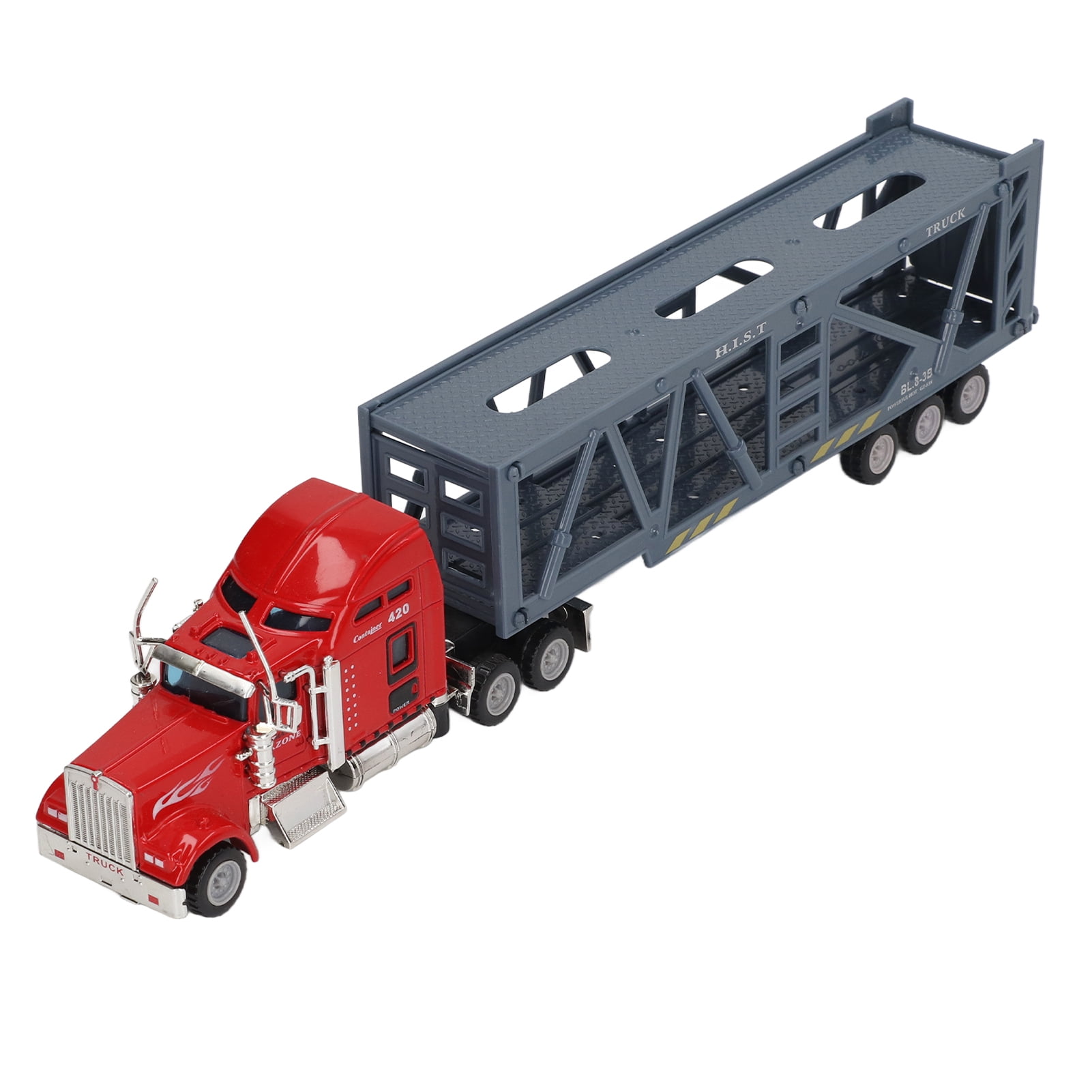 RC Container Truck 1:65 Realistic Interactive Alloy Semi Trailer Truck ...