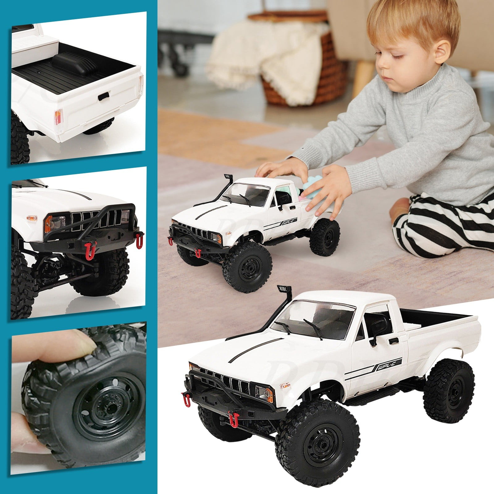RC Crawler 1/16 Scale 4WD Offroad Rock Crawler Climbing Vehicle RC ...