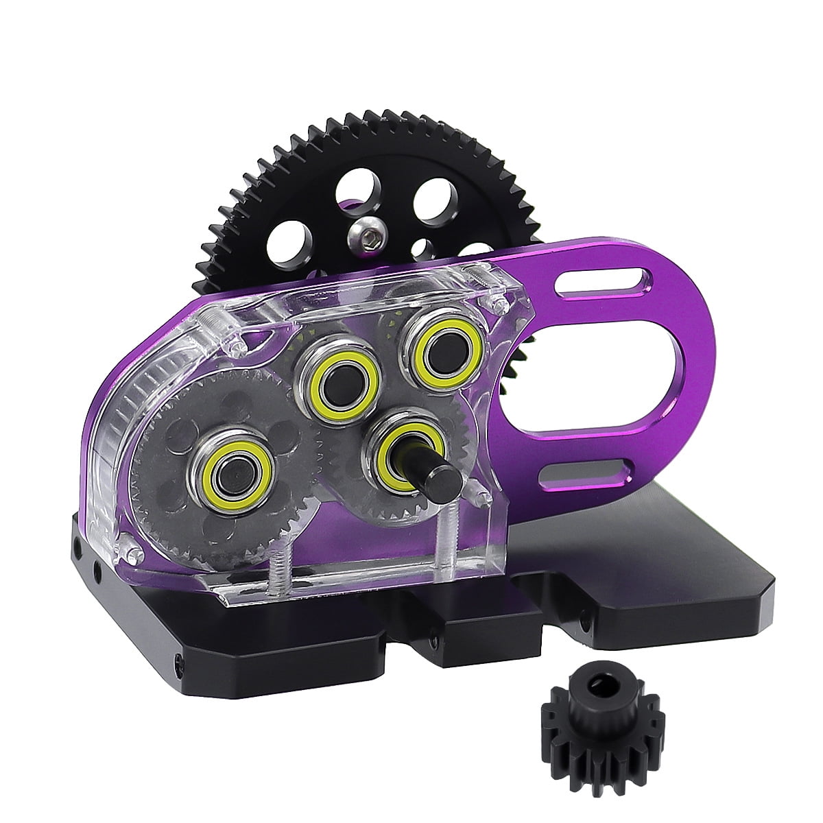 RC Crawler Transmission Set Machined Acrylic Housing, Adjustable Skid ...