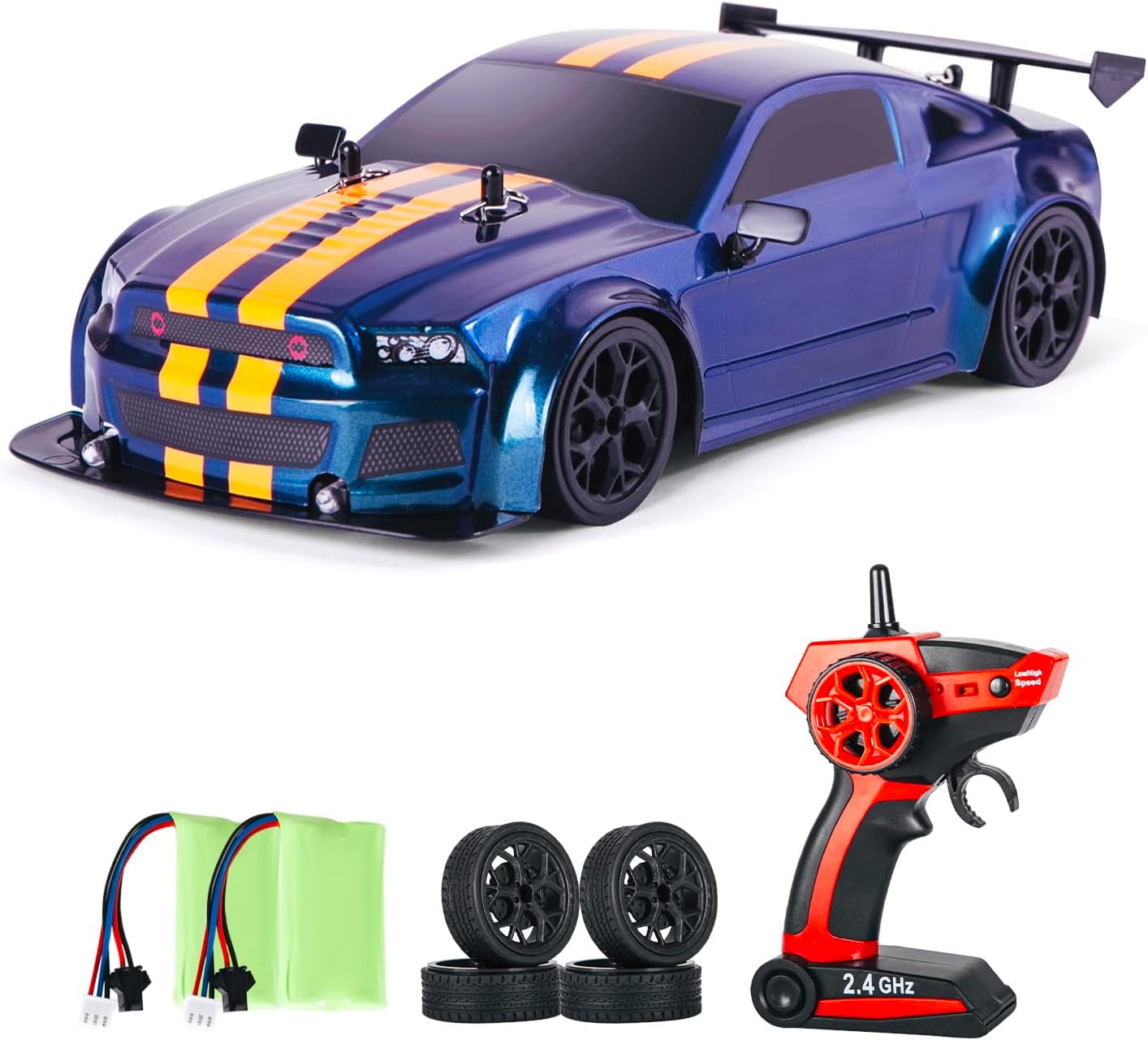 RC Drift Car, 1:14 Remote Control Car 4WD Drift GT RC Cars Vehicle High ...