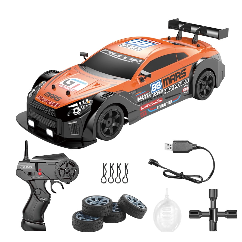 RC Drift Car 1/16 2.4GHz Remote Control Car Toy for Kids, 4WD Remote ...