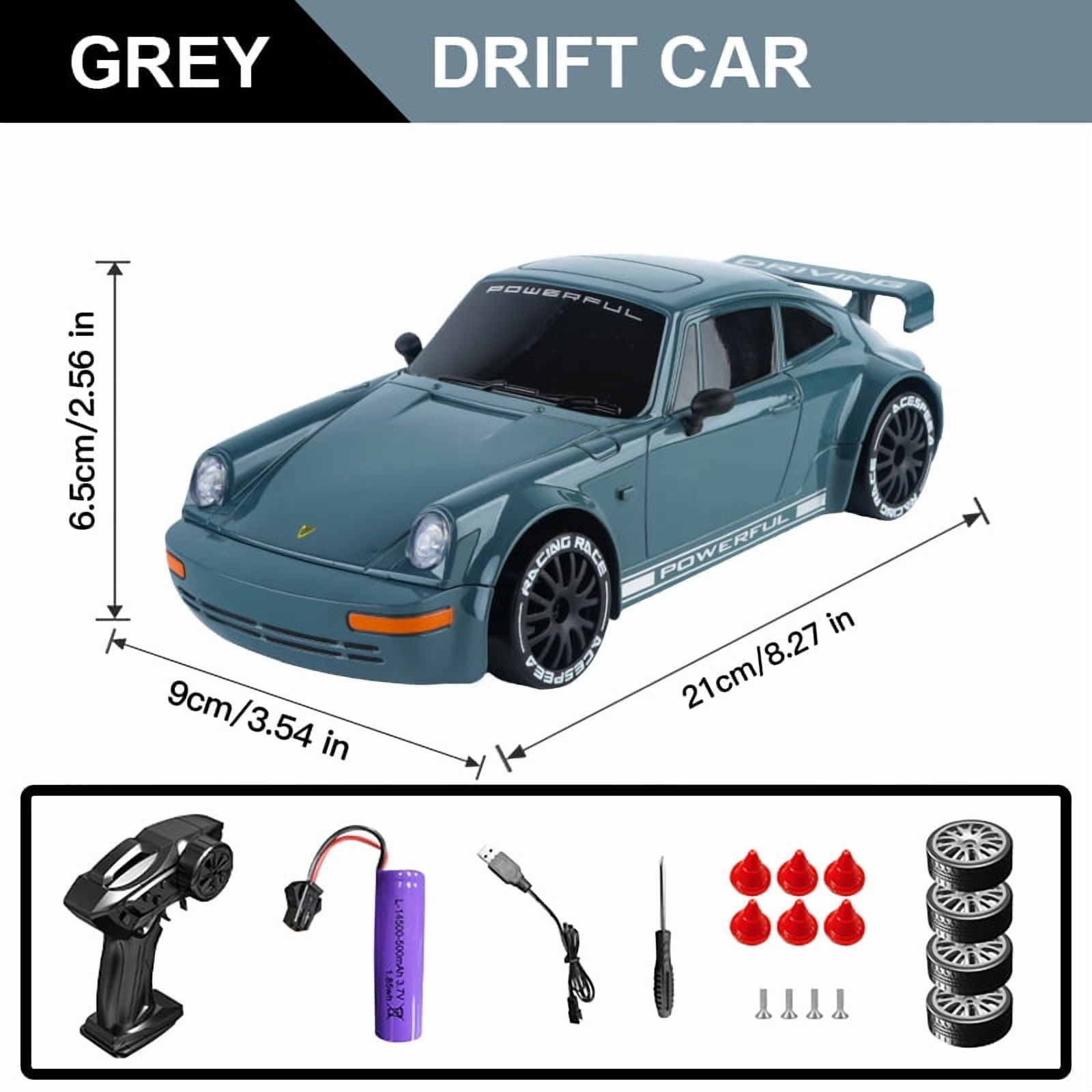 RC Drift Car 1:20 Scale Remote Control Cars 2.4GHz 4WD High Speed ...