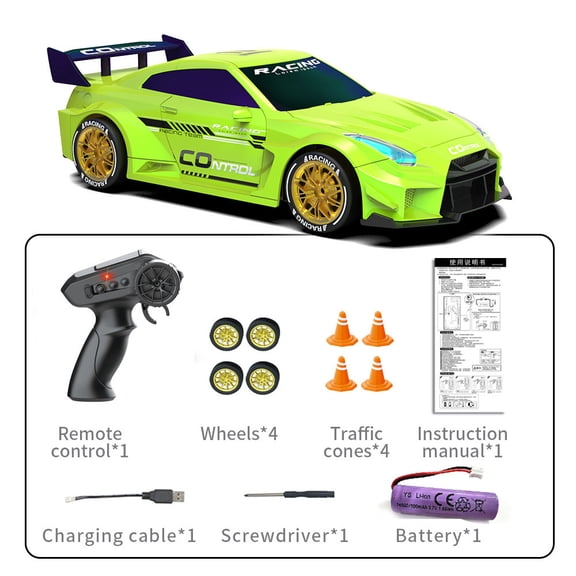RC Drift Car 1:20 Scale Remote Control Cars 2.4GHz 4WD High Speed ...