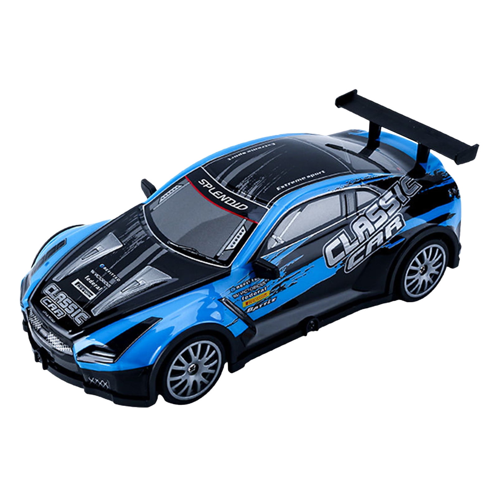 RC Drift Car, Kids Remote Control Car with Shiny LED Lights, 1/24 4WD 2 ...