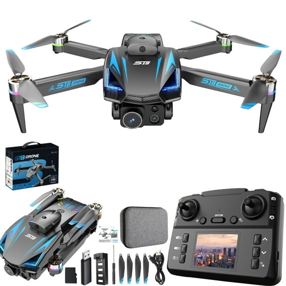 RC Drone with Camera for Adults and Beginners, Screen Remote Control ...