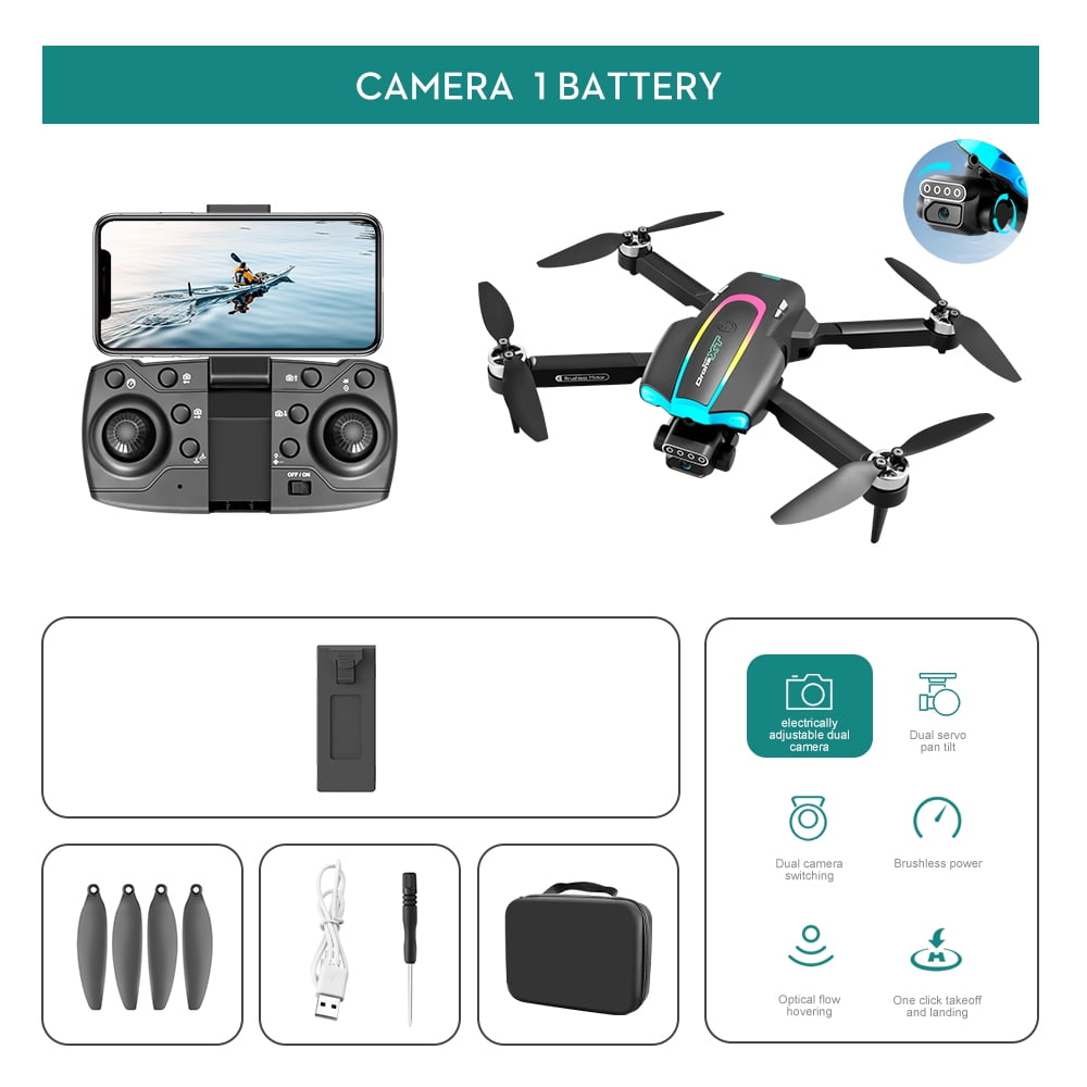 RC Drone XT105 Dual Camera Wifi Fpv Brushless 2 Engines Photography Foldable Quadcopter ...