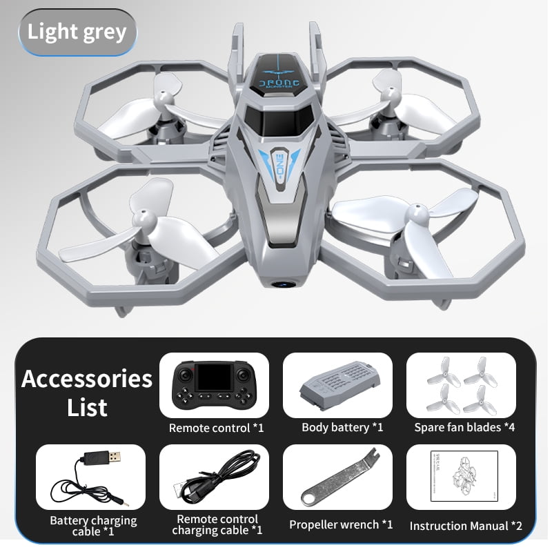 RC Drone with Camera Toys for Kids, HD FPV Drones Camera with Lights ...