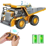 MLcnleS Remote Control Excavator and Dump Truck Toy Set, RC ...