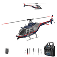 RC-ERA C138 Bell 206 6CH Single-Rotor Flybarless RC Helicopter with 6 ...